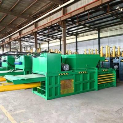 China Horizontal Baler for Aluminium Scrap Baling Machine 48 Kw Motor 220 Ton Pressure for sale