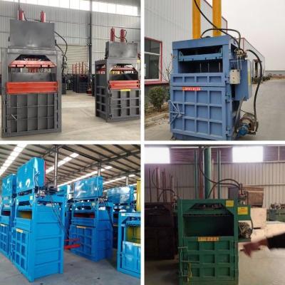 China Hydraulic Vertical Waste Plastic Recycling Baler Machine Customization Option Offered for sale