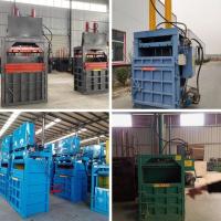 China 20 Ton Vertical Hydraulic Scrap Baler for Aluminium Cardboard Plastic Bottle Used Clothing for sale