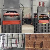 China Full Automatic Hydraulic Vertical Baler for Aluminum Cans Metal Recycling 100T for sale