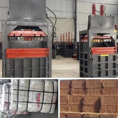 China Full Automatic Hydraulic Vertical Baler for Aluminum Cans Metal Recycling 100T for sale