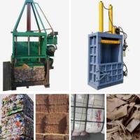 China Vertical Hydraulic Baler for PET Bottles Plastic Film 30T Bale Size 1000x600x800 mm for sale