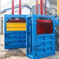 China Vertical Hydraulic Baler for PET Bottles Plastic Film 30T Bale Size 1000x600x800 mm for sale