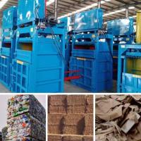 China Vertical Hydraulic Baling Press Machine 10-200T for PE PVC HDPE PET Bottles for sale