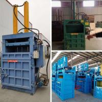 China 100T Semi Automatic Vertical Hydraulic Baler for PET Bottles and Aluminum Cans for sale
