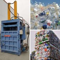 China Scrap Cloth Material Processed Small Cardboard Box Cotton Aluminium Can Press Baler for sale