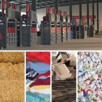 China Vertical Hydraulic Baler 10-200T Paper Press Machine for Plastic Bottles Recycling for sale