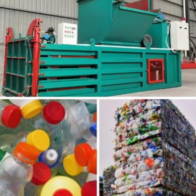 China Full Automatic Mobile Aluminum Compressor Horizontal Hydraulic Baler 80-220T Scrap Metal Baler for sale
