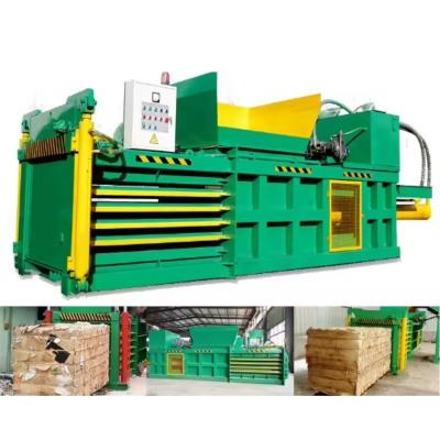China Horizontal Scrap Metal Baler Machine MCDW-80 80 Ton Press 18kw Hydraulic Recycling for sale