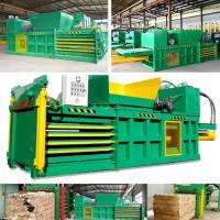 China Horizontal Hydraulic Baler for Paper Cardboard Waste 80-220 Ton 18-48 Kw Industrial Baling Machine for sale