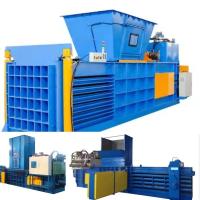 China Horizontal Hydraulic Baler Machine for Hay Straw 120T 20kW 600-700kg Bale Weight for sale