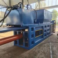 China Automatic Horizontal Baler 120T for Waste Paper Cardboard PET Bottles Scrap Aluminum 20kW for sale