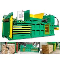 China Horizontal Baler Machine 9600x1600x4500 mm for Waste Paper Plastic Bottle Scrap Metal for sale