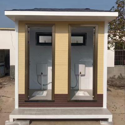 China Box-Type Modular Mobile Toilet with Grade 8 Earthquake Resistance, 2000kg Load Capacity & Hot-Dip Galvanized Light Steel Frame for sale