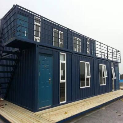China Light Steel Standard Double Layer 2 Story Container House With Galvanized Steel Sheet Roof for sale