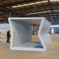 China Living Room Folding Caravan Container House Modern Style With Plastic Steel Windows for sale