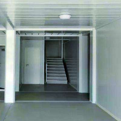 China The prefabricated movable house with low foundation cost investment, rainproof inner corridor and worry-free passage, and B1-level fire protection is guaranteed for sale