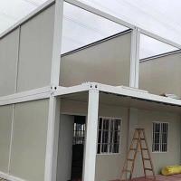 China The steel structure is stable and load-bearing. It is a green, environmentally friendly and recyclable double-layer container building with strong adaptability to terrain for sale
