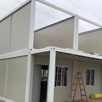 China The steel structure is stable and load-bearing. It is a green, environmentally friendly and recyclable double-layer container building with strong adaptability to terrain for sale