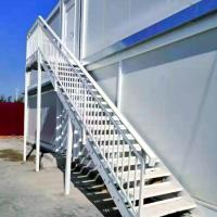 China Short-cycle rapid construction, double-layer dynamic and static scientifically divided container houses, easy to be relocated repeatedly for sale