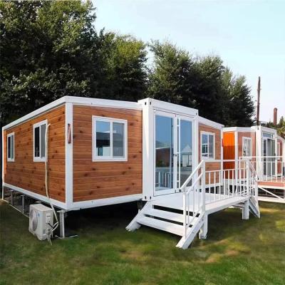 China Smart Expandable Prefab House PPR Plumbing and Strong Aluminum Doors for sale