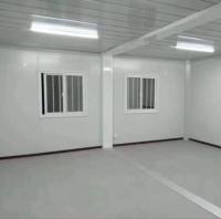 China 2990mm Dimensions Prefabricated Container House with Rock Wool Sandwich Panel and Anti-Theft Door for sale