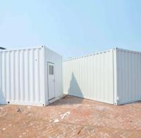 China 75mm Glass Wool Insulated Prefabricated Container House with 2.5mm Steel Frame and Anti-Theft Door for Rapid Response Units for sale