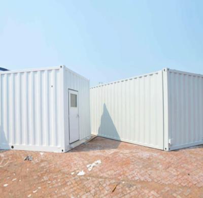China 75mm Glass Wool Insulated Prefabricated Container House with 2.5mm Steel Frame and Anti-Theft Door for Rapid Response Units for sale