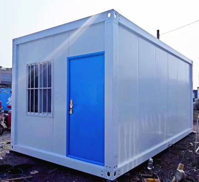 China Robust 2.5mm Steel Frame Prefabricated Container House with Smart Distribution System and Double-Glazed Security Windows for Construction Sites for sale