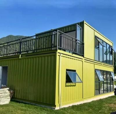 China Hot DIP Galvanized Expandable Container House with Reinforced Steel Frame and 79 m2 Practical Size for Modular Container Villa Applications for sale