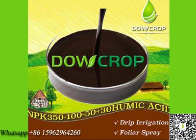 China WATER SOLUBLE 350-100-50 + 30 HUMIC ACID LIQUID for sale