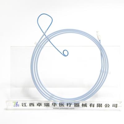China 7Fr Nasal Bile Duct Drainage Tube 17cm Gastroenterology Pigtail Alpha Curve for sale