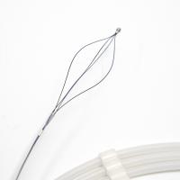 China Disposable Semi Rigid Stone Retrieval Basket 2.3mm Tube Four Wire Atraumatic Tip 15mm to 30mm for sale
