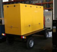 China 600kw Mobile Trailer Diesel Generator Set Silent Cummins Engine 1500rpm for sale