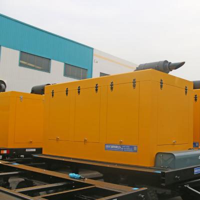China 360KVA 400KW Mobile Diesel Generator Light Tower Yuchai Engine 1500RPM Air Cooled for sale