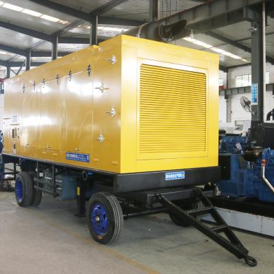 China Commercial Trailer Type Generator Soundproof 25KVA Powered By Cummins for sale