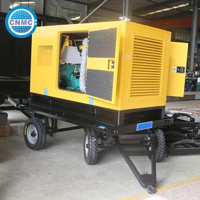 China Inline 6-Cylinder Trailer Diesel Generator 10-5000KW Mobile Power Unit for sale
