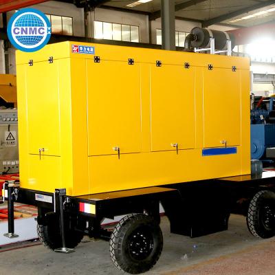 China Cummins 100kW 125kVA Trailer Type Silent Diesel Generator 50Hz 400V Mobile Portable for sale