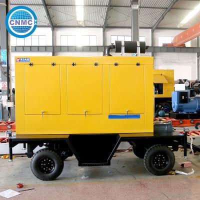 China Mobile 60kva Diesel Generator Light Tower Trailer 220V 400V 50Hz 60Hz for sale