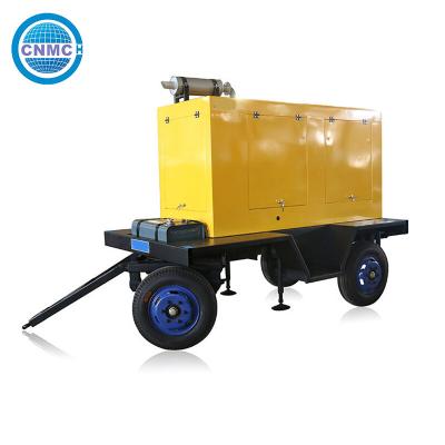 China Water Cooled 150kVA Trailer Type Diesel Generator Set with Stamford Alternator for sale