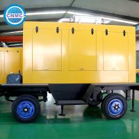 China 100kVA Soundproof Trailer Type Diesel Generator 80kW Mobile Industrial Electric Power 400V for sale