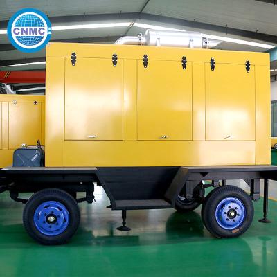 China 100kVA Soundproof Trailer Type Diesel Generator 80kW Mobile Industrial Electric Power 400V for sale