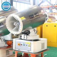 China 30m 380V 50Hz Stainless Steel Fog Cannon Sprayer Machine with Auto Reset and Drain for sale