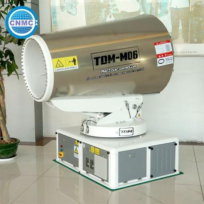 China 30m 380V 50Hz Stainless Steel Fog Cannon Sprayer Machine with Auto Reset and Drain for sale