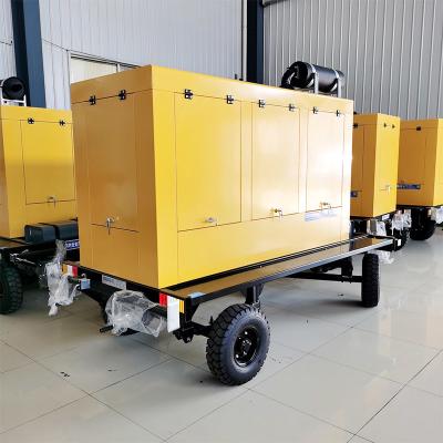 China Automatic Protection BRUSHLESS Excitation Type Trailer Type Generator For Towable Vehicle Class Builder for sale