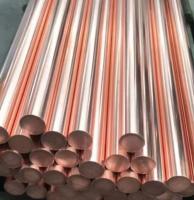China TU1 TU0 TU2 Mill Finish Copper Round Bar C71500 C71520 Dia 20mm 30mm 35mm for sale