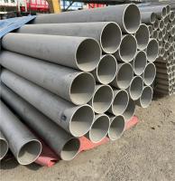 China Large Diameter Stainless Steel Tube Hairline Finish Spiral Welded Tube Cold Drawn SS201 for sale