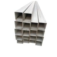 China 316 316ti Square Stainless Steel Tube 20 * 20mm 30 * 30mm Brush Finish Hairline for sale