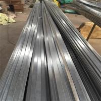 China Hot Rolled Polished Stainless Steel Flat Rod Bar AISI ASTM 321 316 304 Split for sale