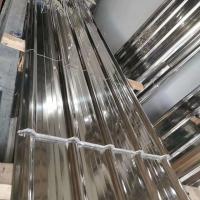 China 201 304 316L 2205 Stainless Steel Corrugated Sheet 8k BA For Wall Cladding for sale